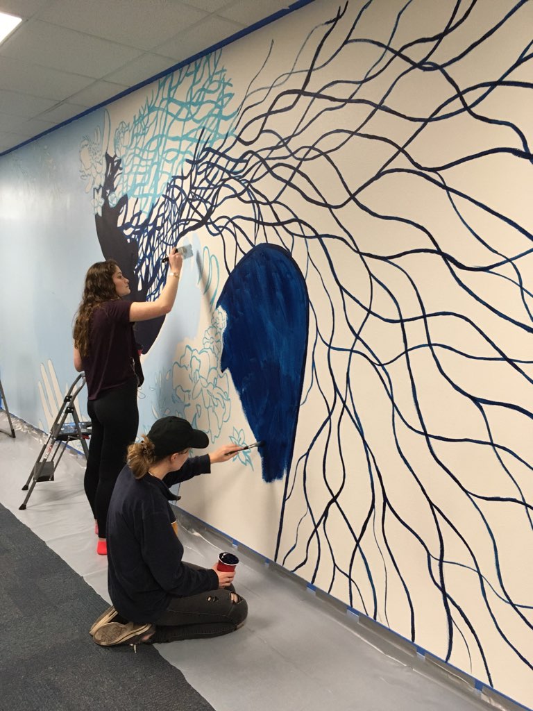 UT Tyler Education and Psychology Murals Nearing Completion! – Tyler ...