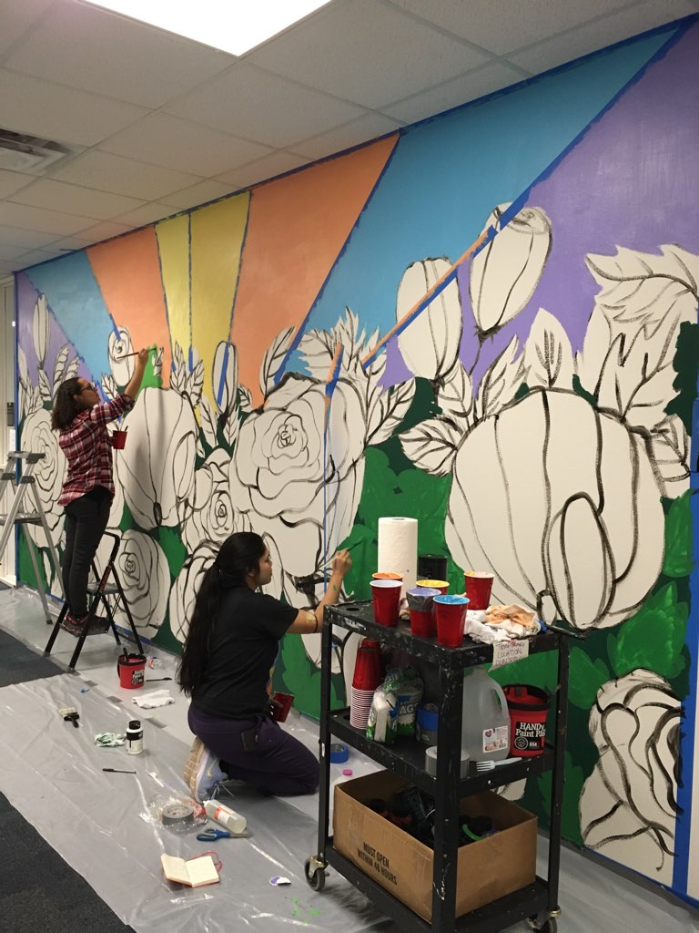 UT Tyler Education and Psychology Murals Nearing Completion! – Tyler ...