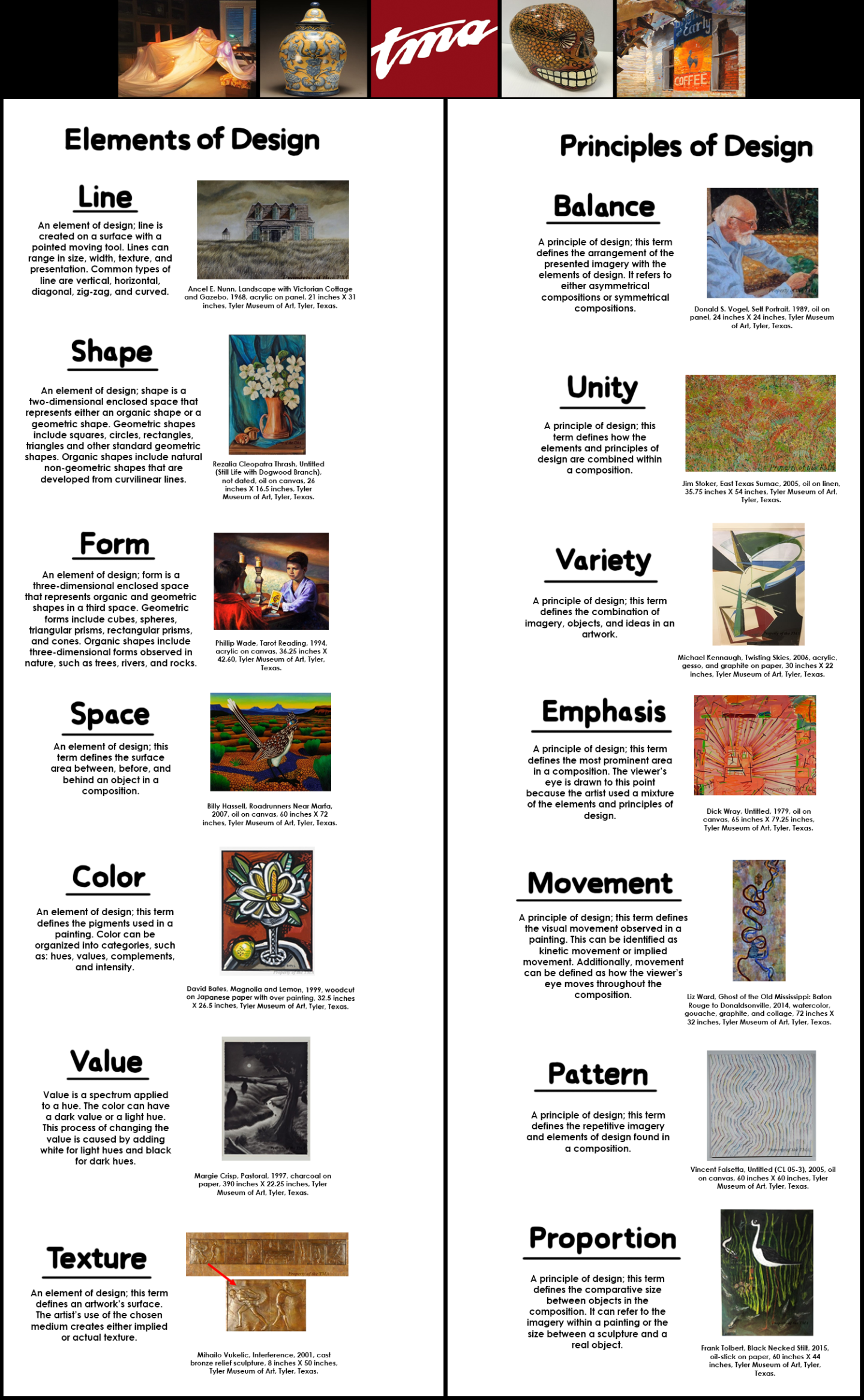 Elements and Principles of Design Activity – Tyler Museum of Art ...